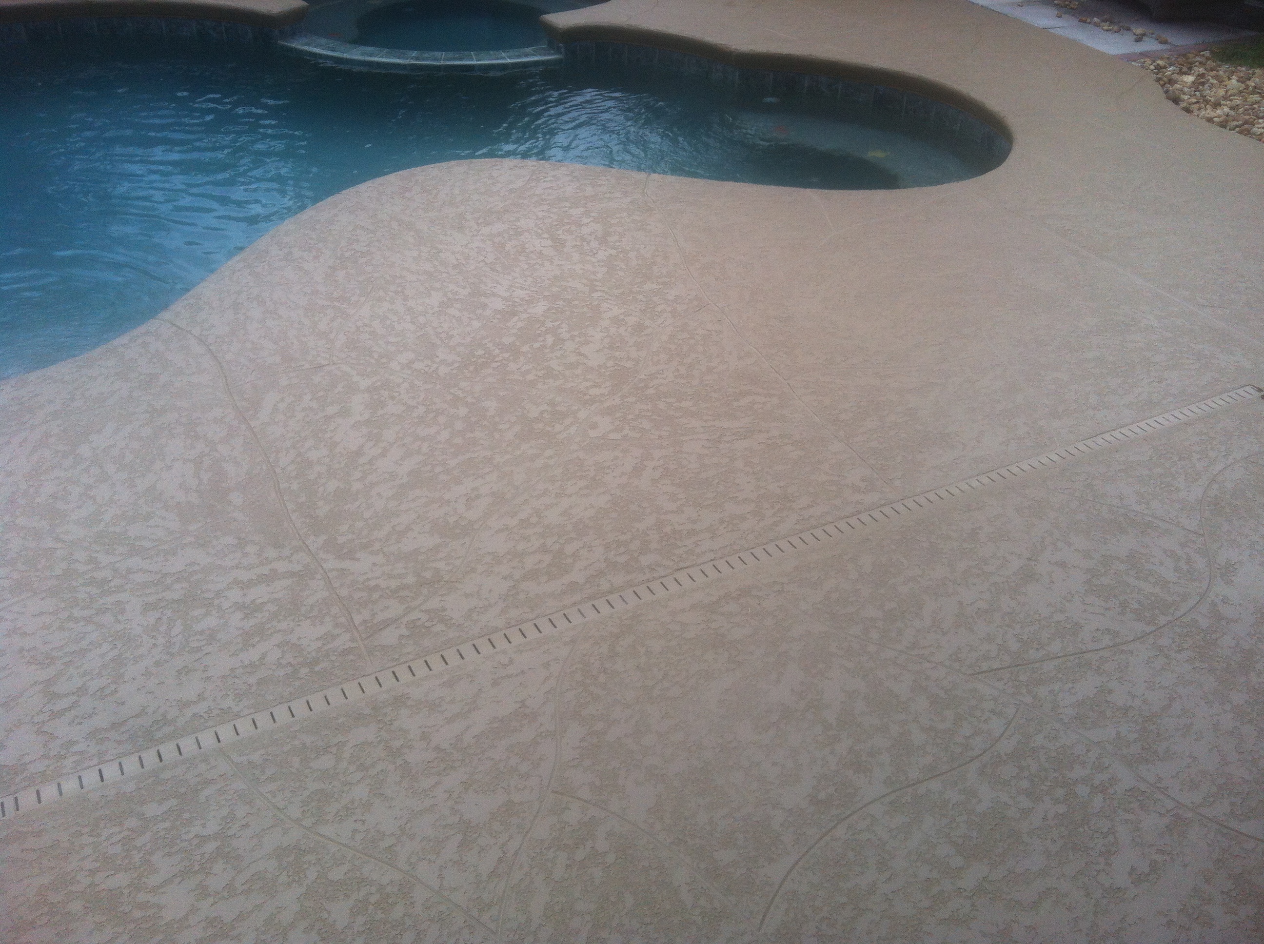 Pool Deck spray textures | Decorative Concrete Experts